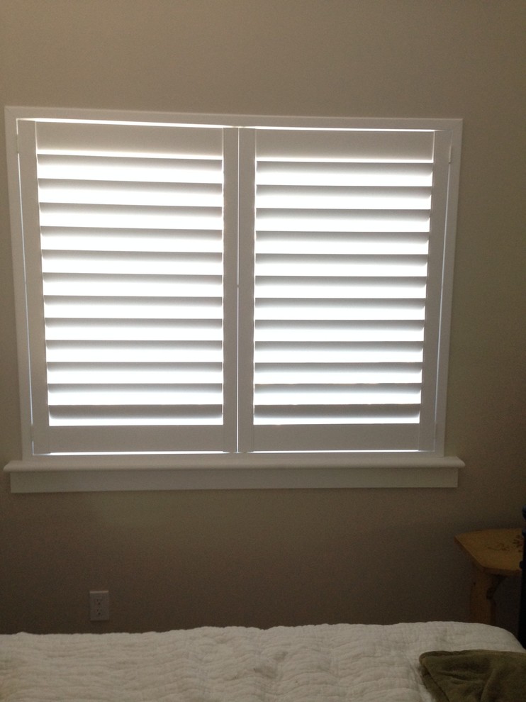 Custom Plantation Shutter Ideas - Traditional - Bedroom - Sacramento - by California Window ...