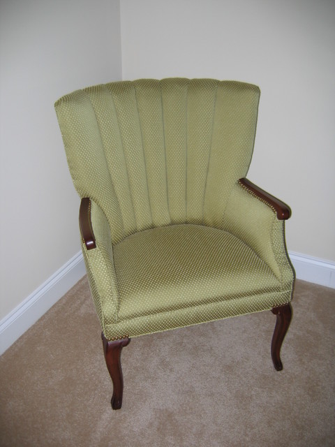 Custom Reupholstered Channel Back Chair - Bedroom - New York - by ...