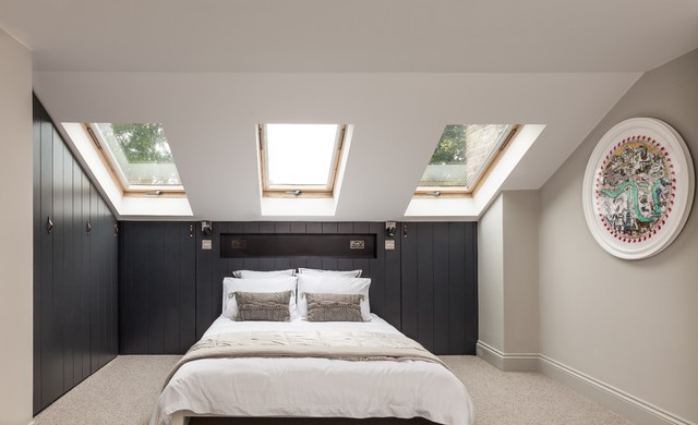 Guest bedroom - Scandinavian - Bedroom - London - by SxS Design & Build ...