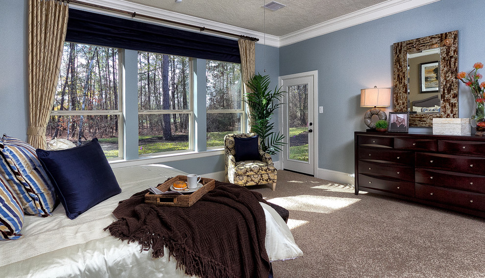 David Weekley Model - Contemporain - Chambre - Houston - par Connie ...