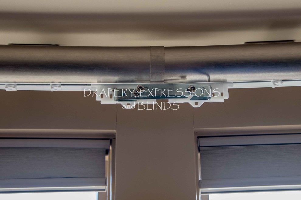 Decorative traversing rods for Ripplefold Drapery - Contemporary ...