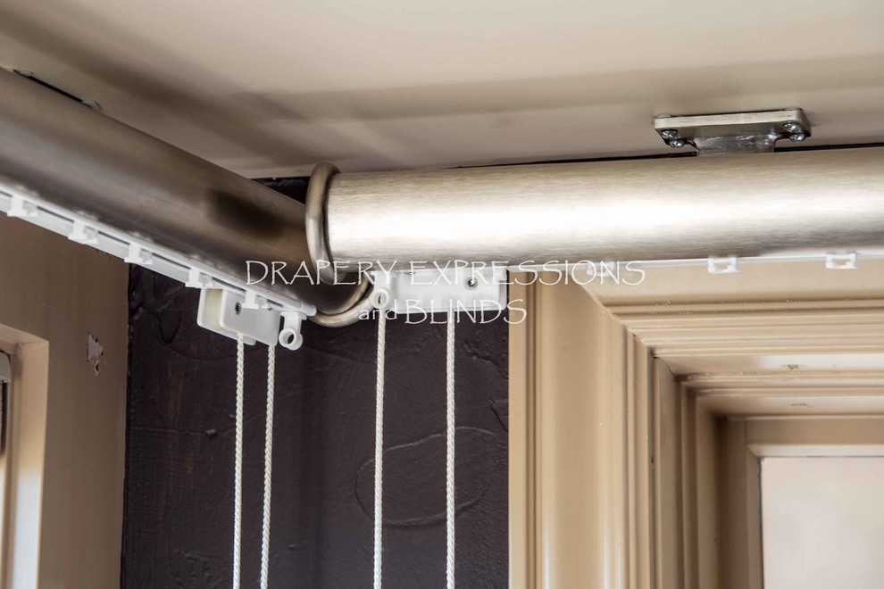 Decorative traversing rods for Ripplefold Drapery - Contemporary ...