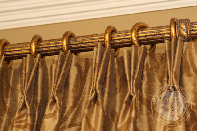 Drapery - Traditional - Bedroom - Dallas - by Custom Drapery Designs ...