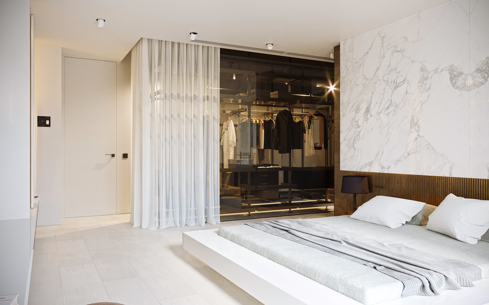 Dubai Villa, Interior design of First floor - Contemporary - Bedroom ...