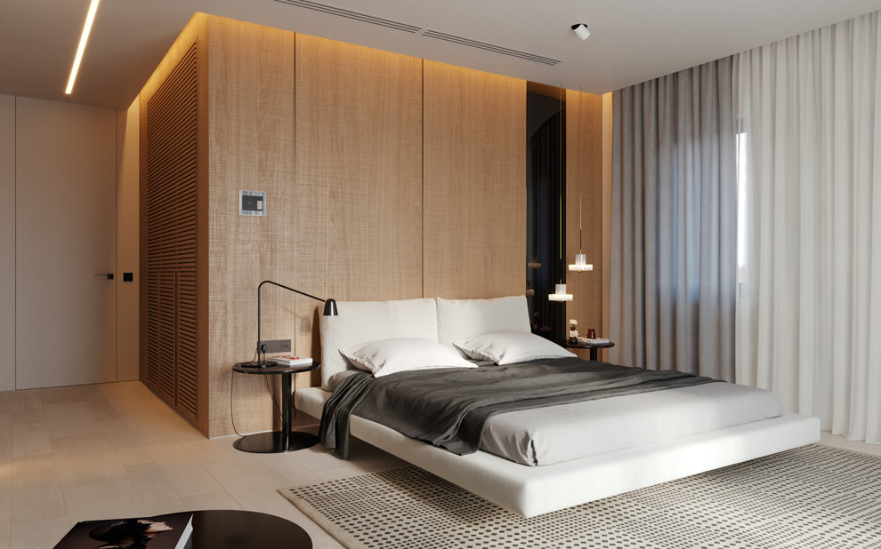 Dubai Villa, Interior design of First floor - Contemporary - Bedroom ...