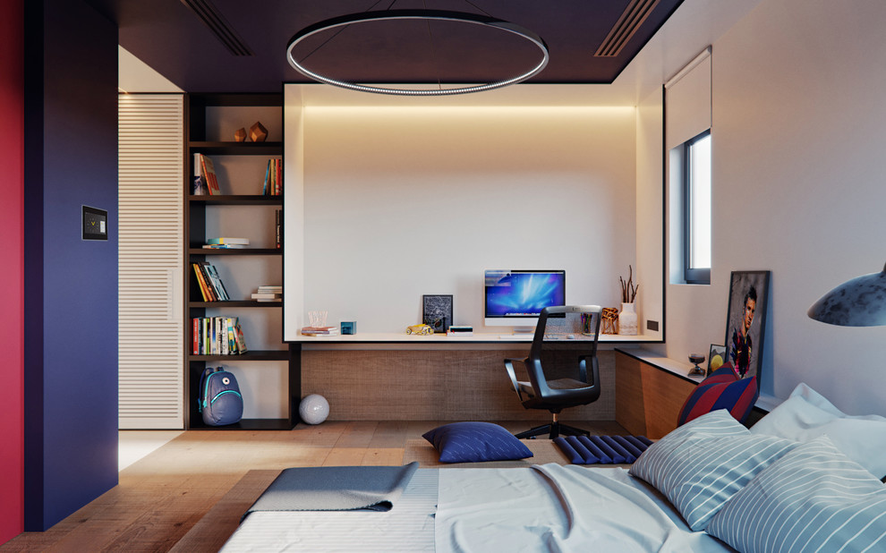 Dubai Villa, Interior design of First floor - Contemporary - Bedroom ...