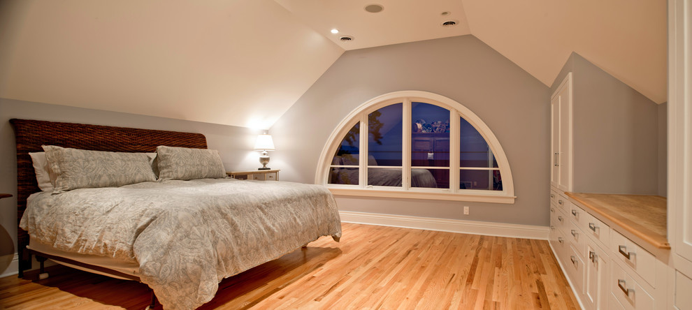 Duneland Beach Master Bedroom with Built-Ins - Arts & Crafts - Bedroom ...