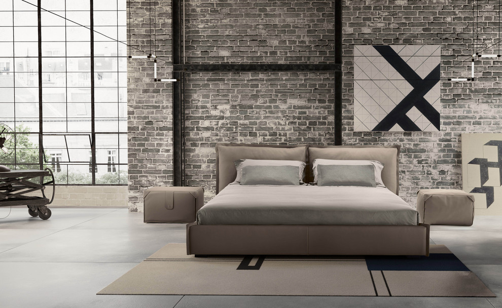 Edge Leather Bed by Gamma Arredamenti - Contemporary - Bedroom ...
