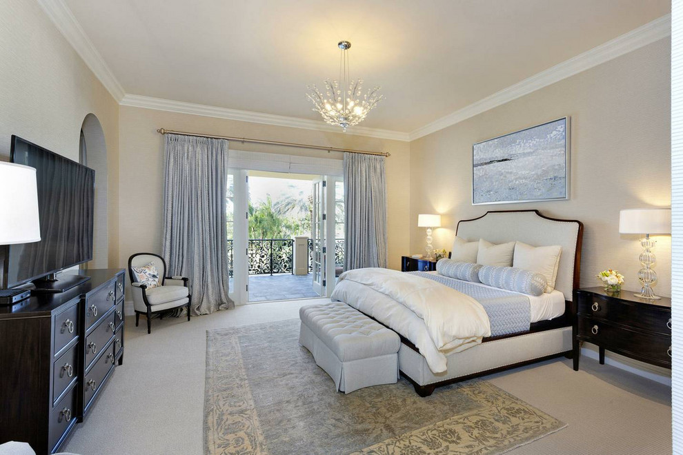 Elegant Re-Imagined Estate - Traditional - Bedroom - Miami - by Brian ...