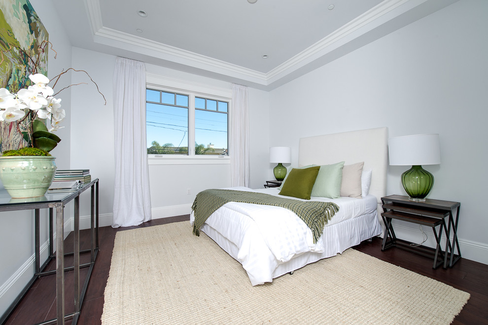 Encino Beach Style New Construction Home - Beach Style - Bedroom - Los ...