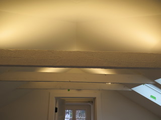 Exposed collar ties in ceiling - Transitional - Bedroom - DC Metro - by ...