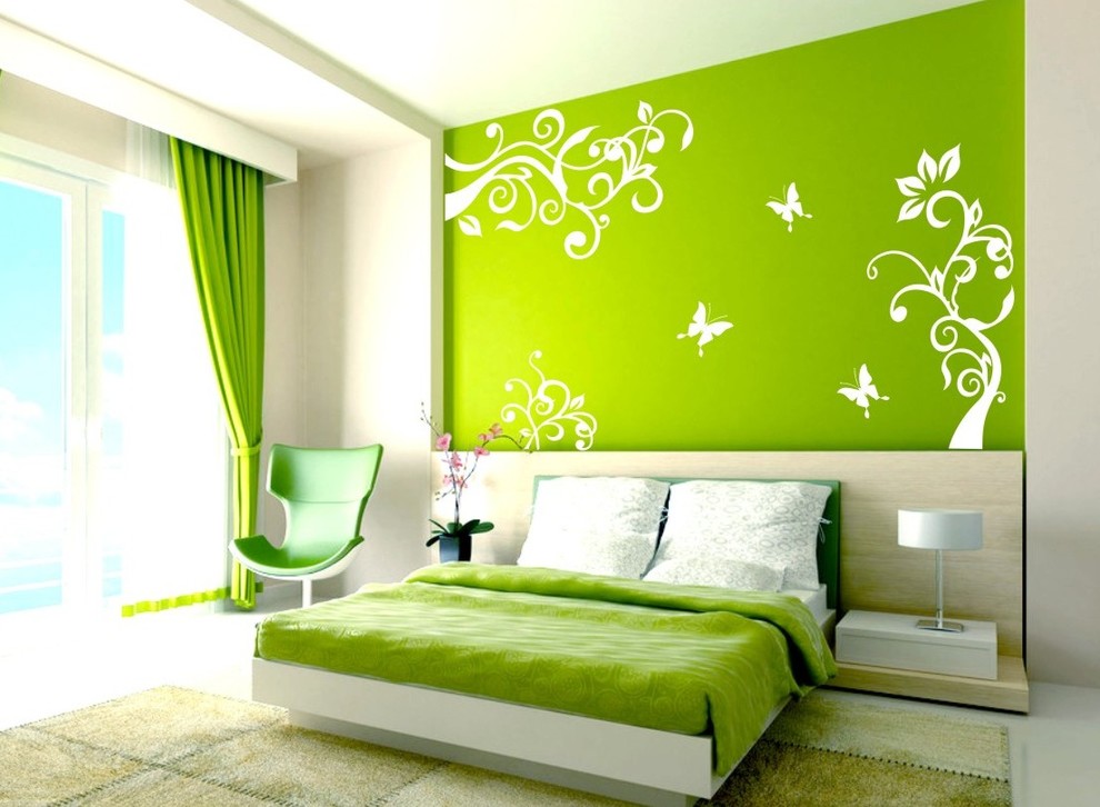 Floral Wall Decals - Contemporary - Bedroom - Hong Kong - by DecalsTime ...