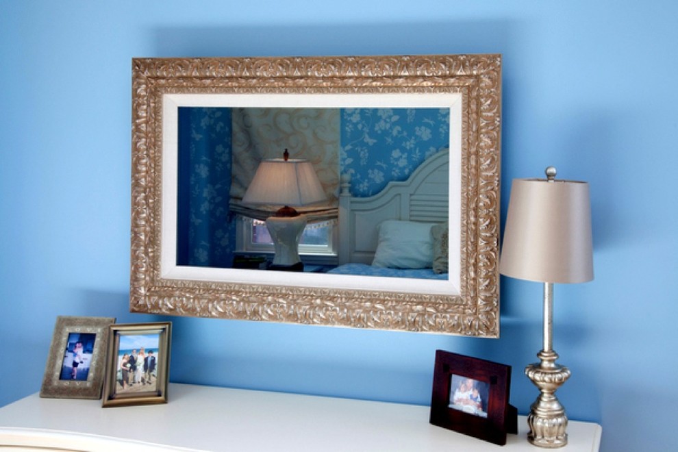 Framed TV Mirror for 55" TV - Traditional - Bedroom - Boston - by Frame ...