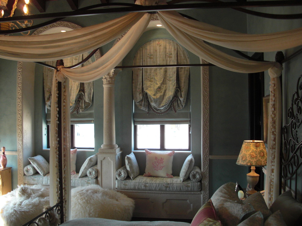 Girl's Canopy Bed and Window Seat - Contemporary - Bedroom - Miami - by ...