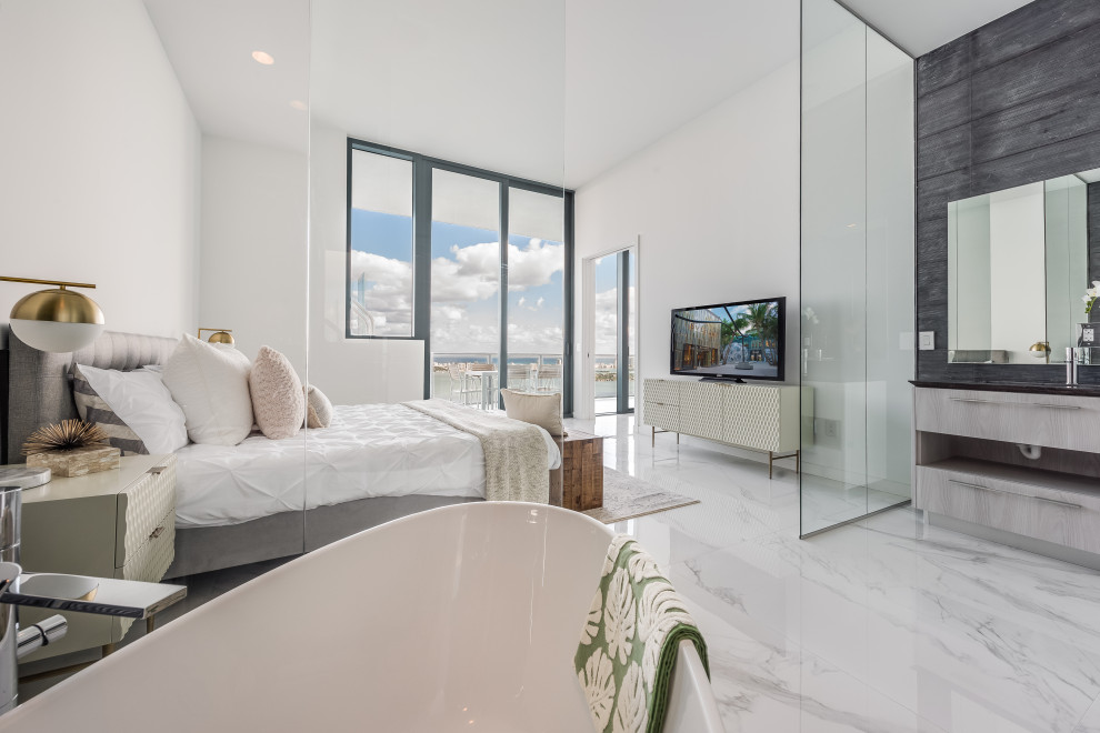 Contemporary Bedroom - Contemporary - Bedroom - Miami | Houzz