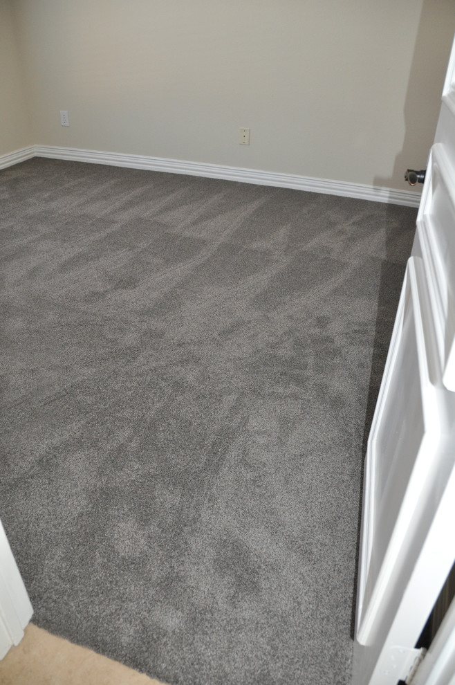 Gray Stainmaster 60oz plush 6.6 Nylon Carpet - Traditional - Bedroom ...