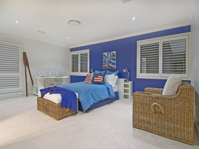 Hamptons Bedroom - Traditional - Bedroom - Brisbane - by Michelle ...