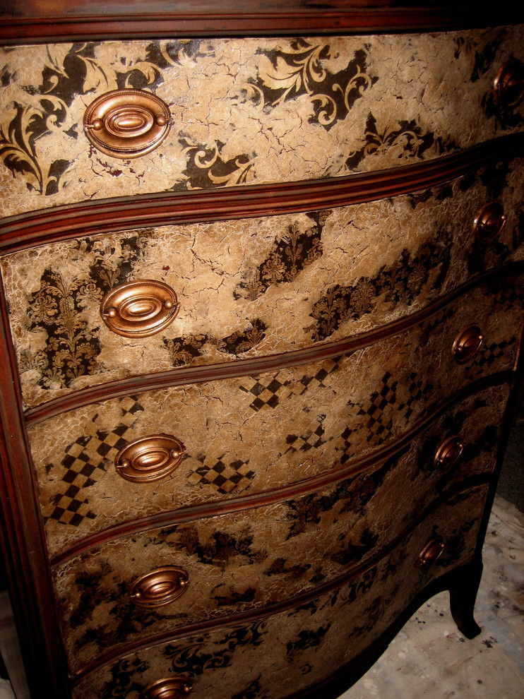 handpainted dresser - Eclectic - Bedroom - Chicago - by DISTINCTIVE ...