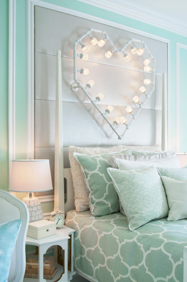 "Heart on Fire" Little Girl's Bedroom - Transitional - Bedroom - San ...