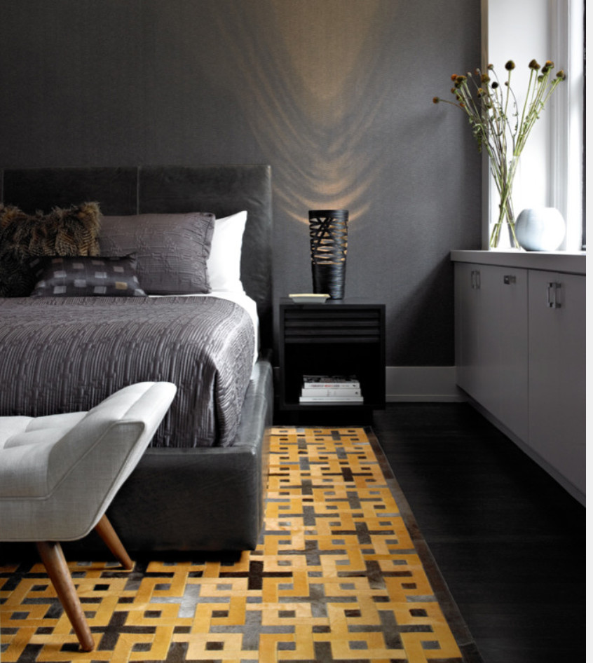 Hide Rug - Contemporary - Bedroom - Phoenix - by David Adler | Houzz
