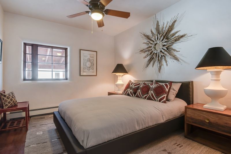 Historic Santa Fe Acequia Madre - Southwestern - Bedroom - Albuquerque ...