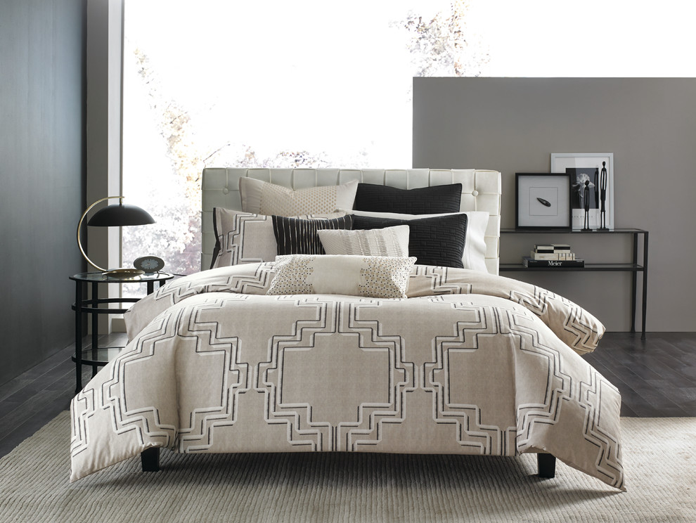 Hotel Collection Emblem Bedding Collection - Contemporary - Bedroom ...