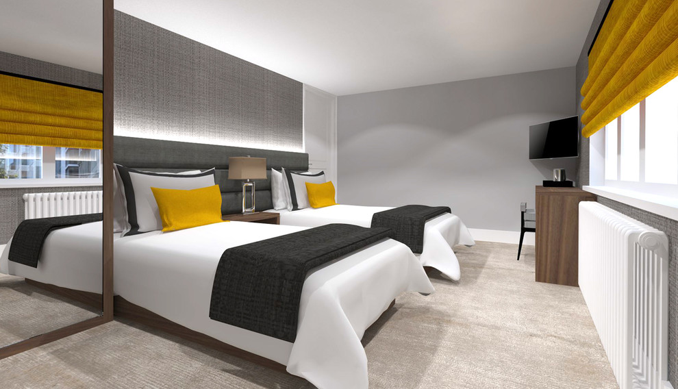 Hotel Room - Contemporary - Bedroom - London - by JJ DESIGN STUDIO | Houzz UK