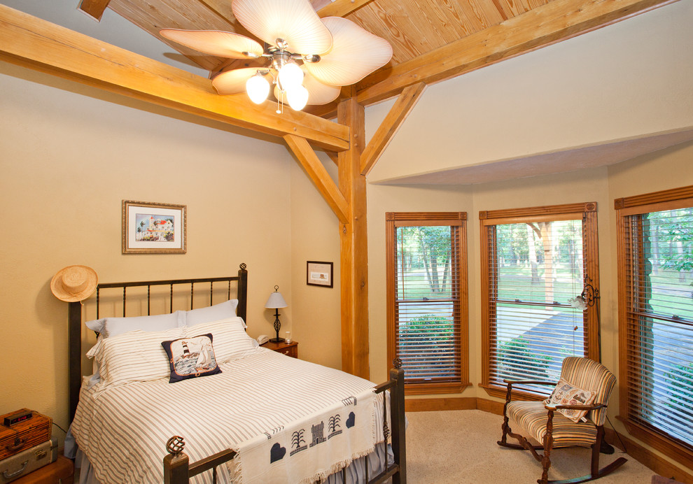 Houston Timber Frame - Traditional - Bedroom - Houston - by Texas ...