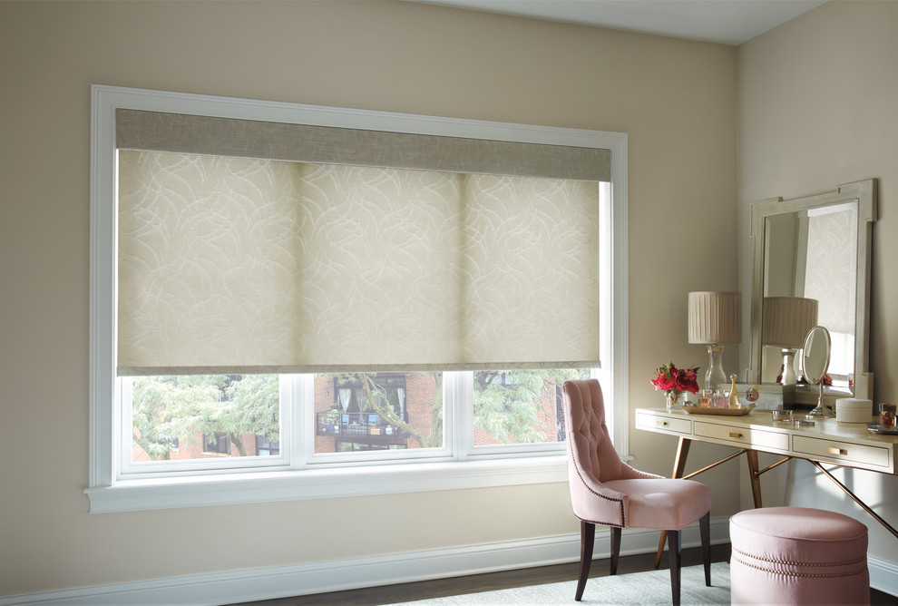 Hunter Douglas Designer Roller Shades - Transitional - Bedroom - New ...