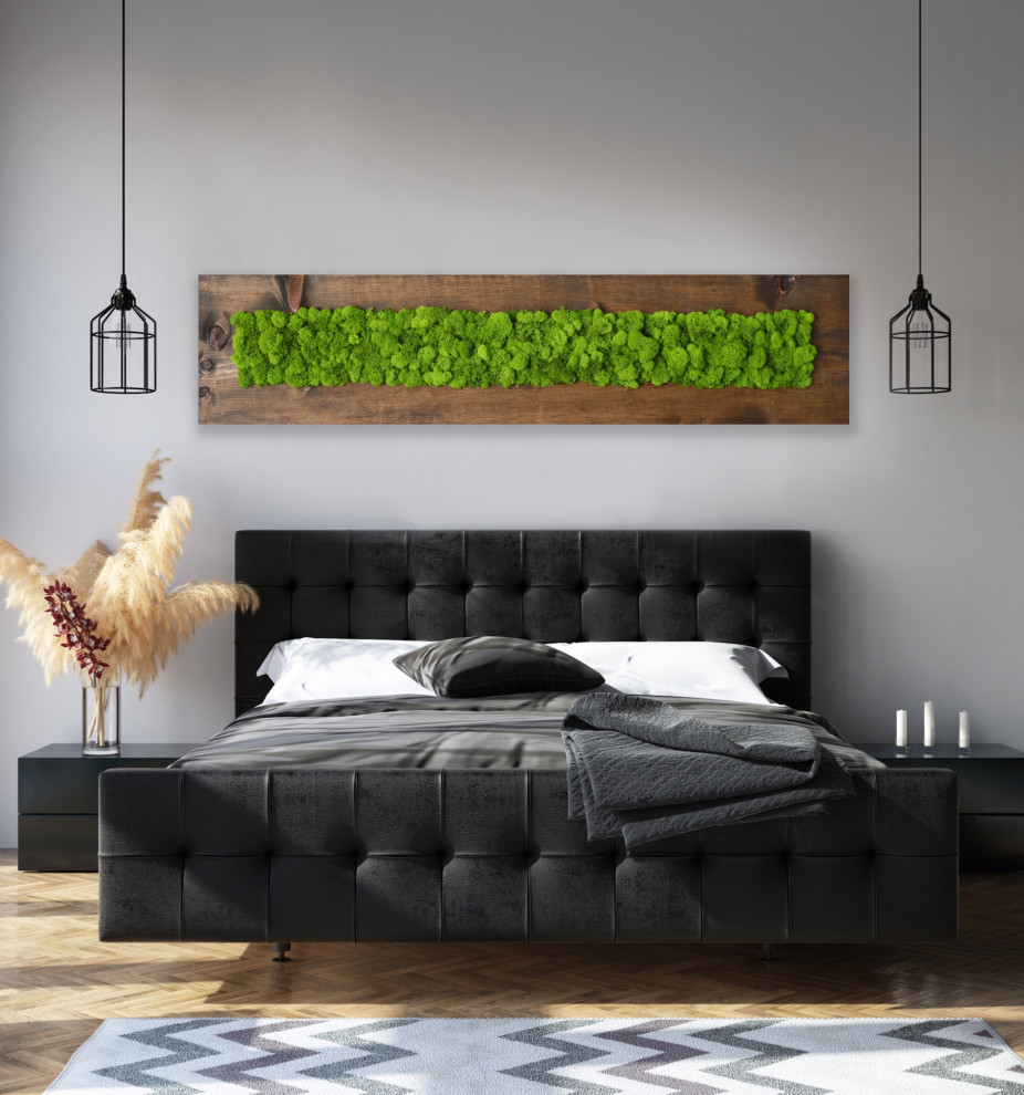 Interior Decorating with Moss Wall Decor - Modern - Bedroom - Las Vegas ...