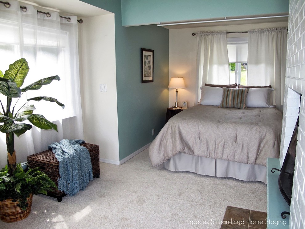 Island Waterfront Home Staging - Traditional - Bedroom - Seattle | Houzz