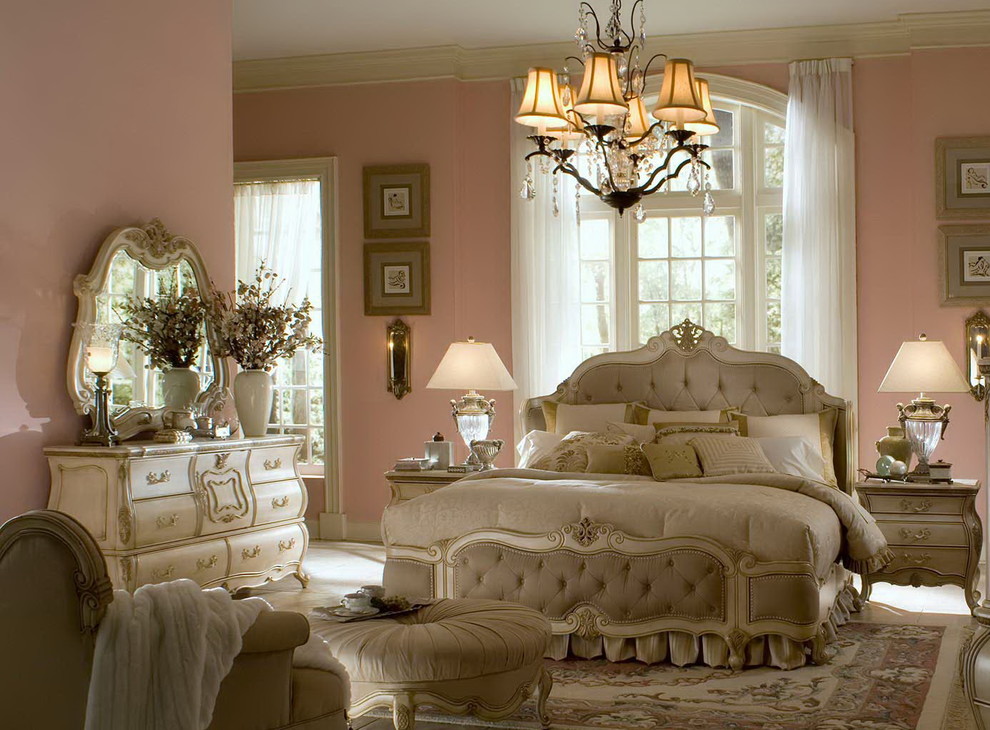 Lavelle 5 PC Bedroom Set | Blanc by Michael Amini - Traditional ...