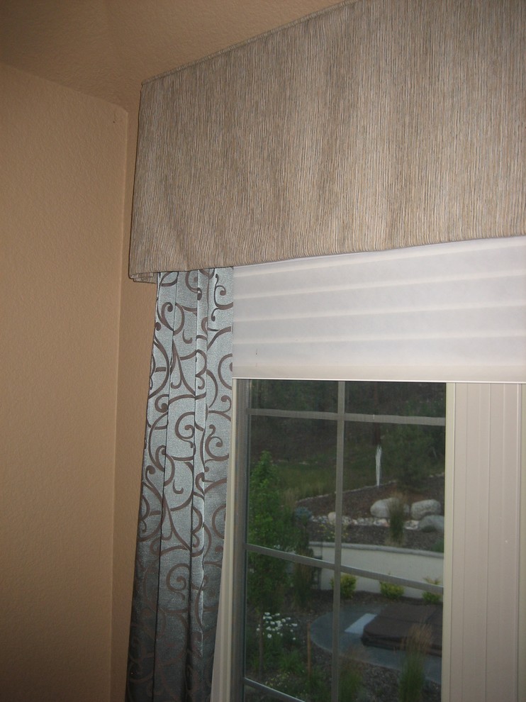 Layering Windows: Sheers, Panels & Valance - Bedroom - Denver - by GEM ...