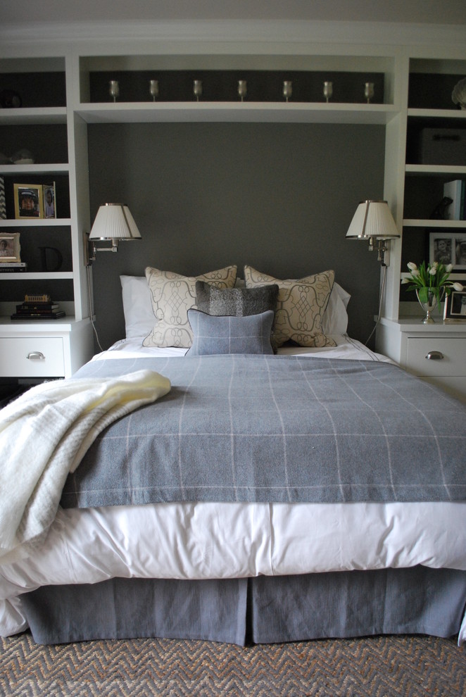Library Guest Room - Modern - Bedroom - Atlanta - by Lisa Gabrielson ...
