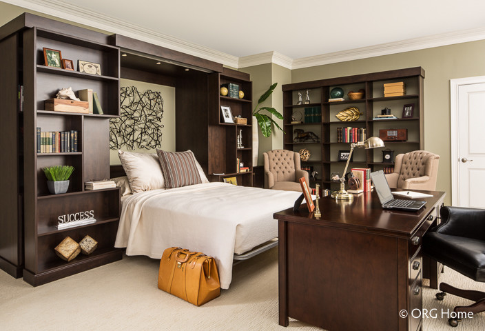 Library Murphy Bed - Contemporary - Bedroom - Grand Rapids - by ORG ...