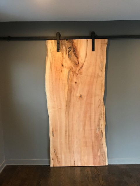 Live edge barn door - Contemporain - Chambre - Chicago - par Wood Metal ...