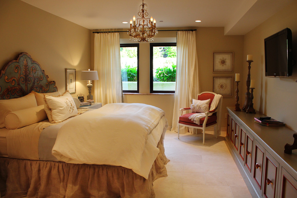 Los Altos Hills Residence - Mediterranean - Bedroom - San Francisco ...