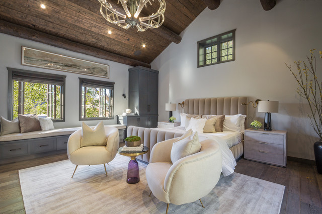 Luxe Log Cabin in the Canyon - Rustic - Bedroom - Los Angeles - by ...