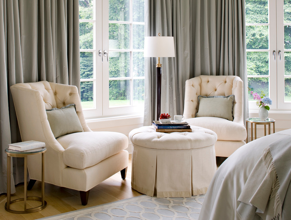 Luxurious Oceanside Home in Colors of Water - Transitional - Bedroom ...