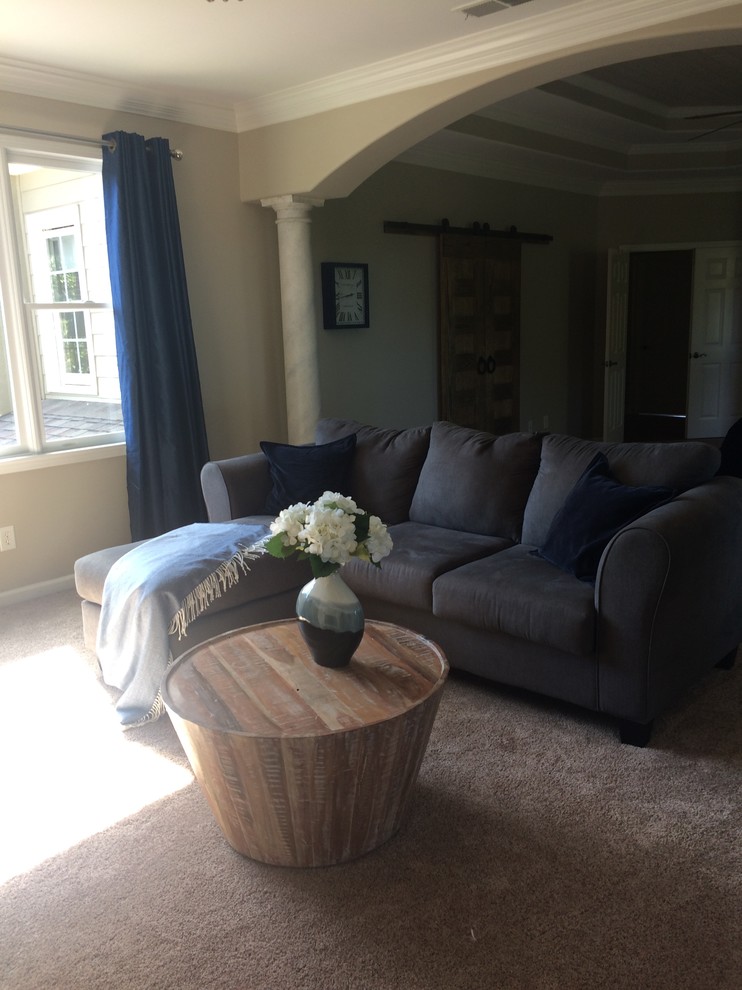 Luxurious Rustic Transitional Master Bedroom - Transitional - Bedroom ...