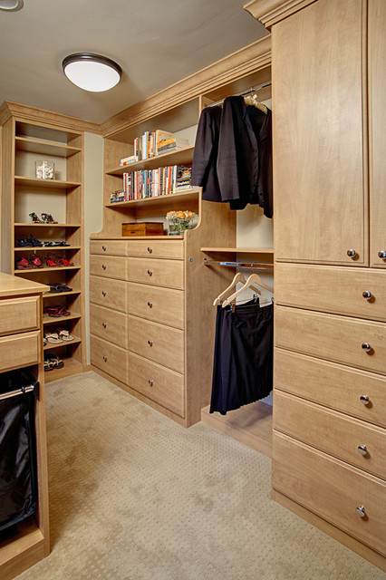 Maple Walk-In Closet - Contemporary - Bedroom - Seattle - by Inspired ...