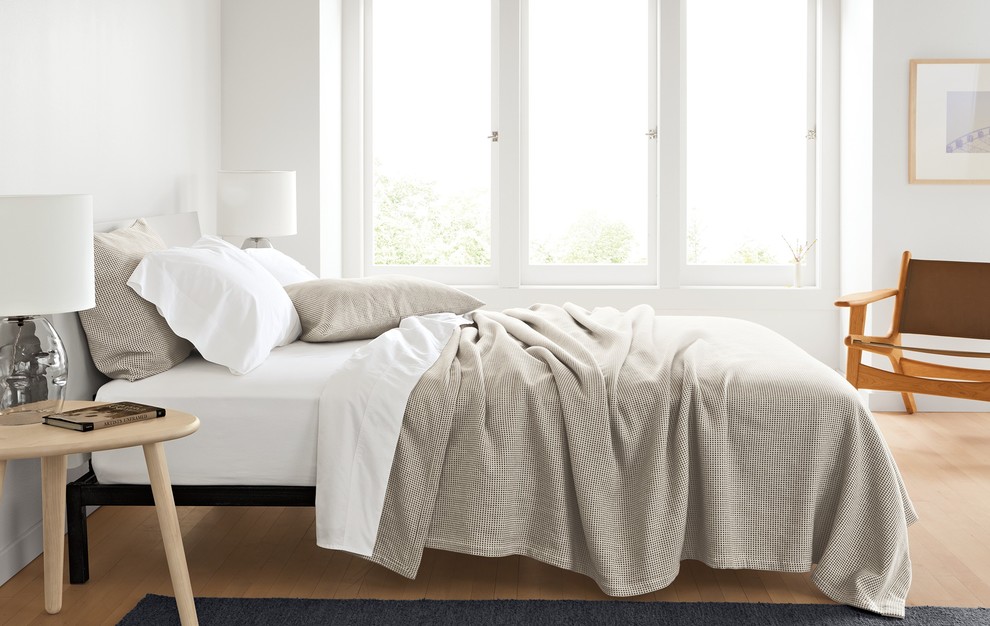 Mara Coverlet & Shams - Modern - Bedroom - Minneapolis - by Room ...