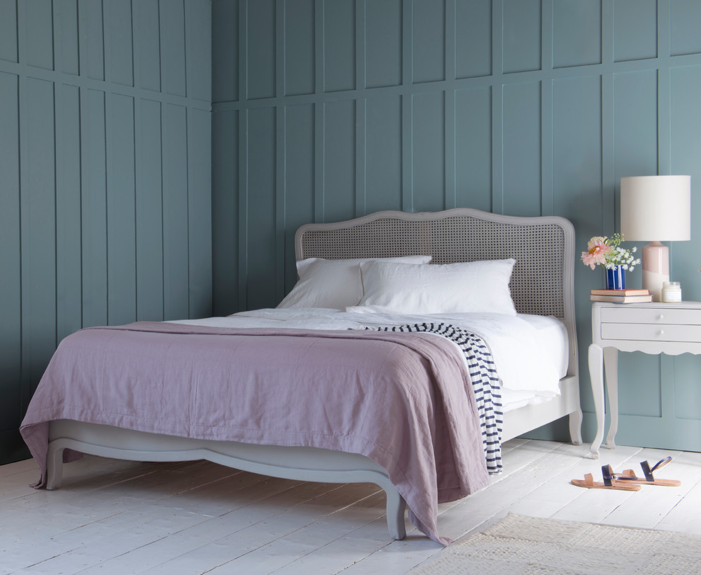 Margot bed in Scuffed Grey - Country - Bedroom - London - by Loaf ...