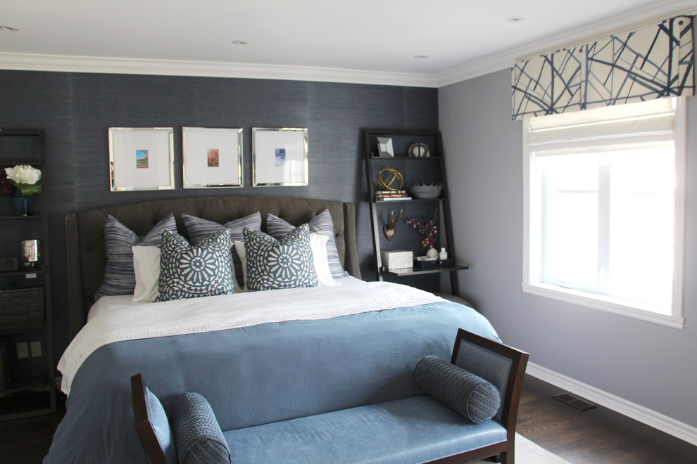 Masculine Master - Contemporary - Bedroom - Montreal - by Adrianne ...