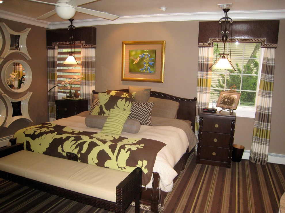 Masculine master bedroom - Contemporary - Bedroom - New York - by J ...