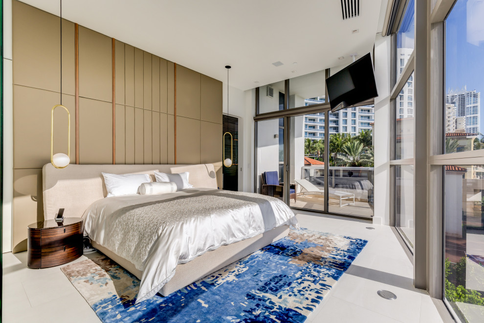 Miami Beach Condo - Contemporary - Bedroom - Miami - by Interiors By ...