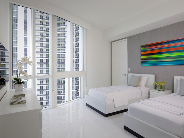 Miami Beach Penthouse - Modern - Bedroom - Miami - by Associated Design ...