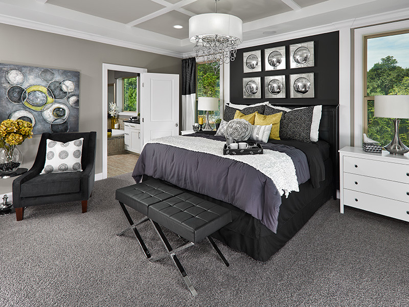 Model Home Interiors - Contemporary - Bedroom - Orlando - by Intermark ...