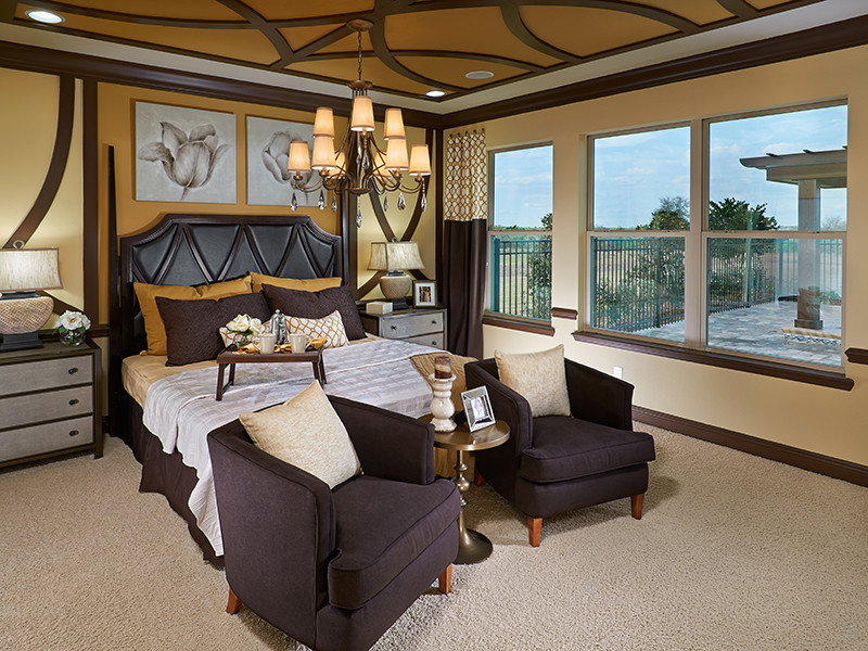Model Home Interiors - Transitional - Bedroom - Orlando - by Intermark ...