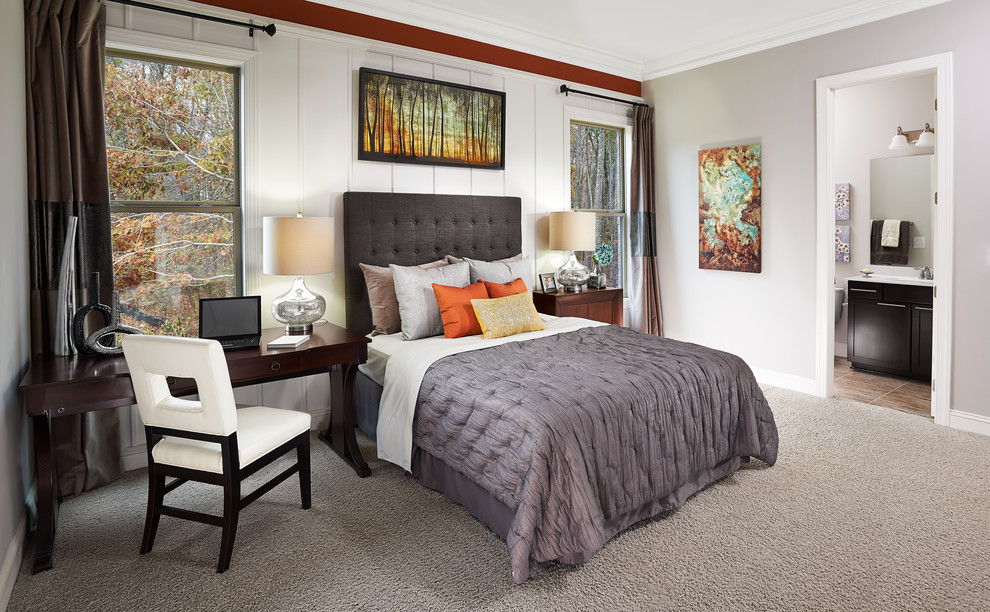 Model Home Interiors - Craftsman - Bedroom - Orlando - by Intermark ...